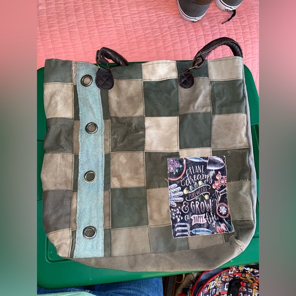 Vintage Addiction | Bags | Vintage Addiction Canvas Tote Bag | Poshmark